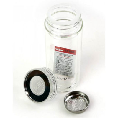 Заварочная колба термос из термостекла, бутылка для чая 260 мл